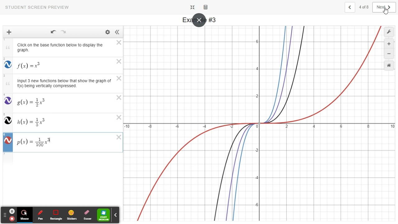 Desmos   Stretching + Compressing