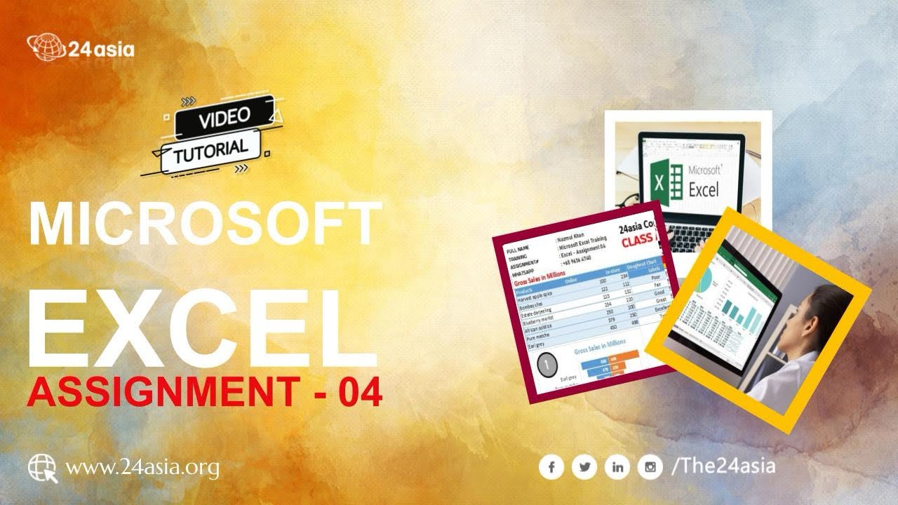 Microsoft Excel Assignment 04 | Video Tutorial 