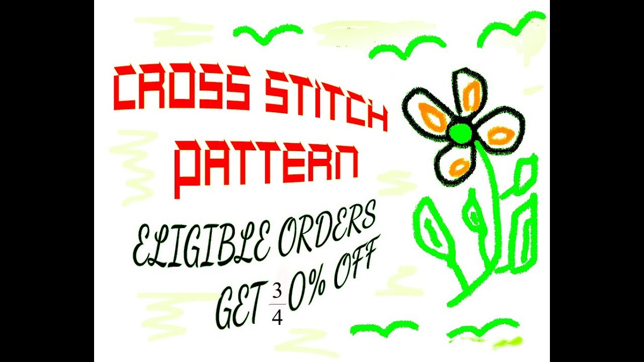 Cross stitch pattern PDF Instant download
