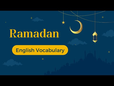Ramadan English vocabulary