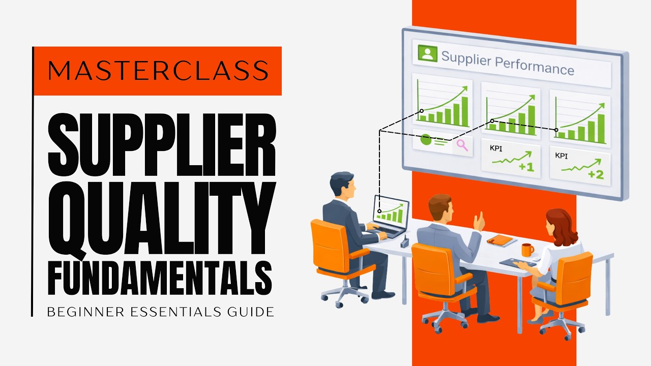 Supplier Quality Masterclass: SQM Fundamentals Explained for Beginners