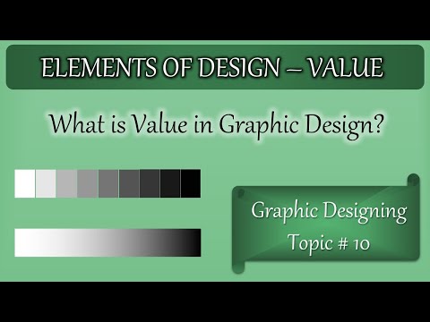 Elements of Design Value | Learn Graphic Designing in Urdu| Topic 10