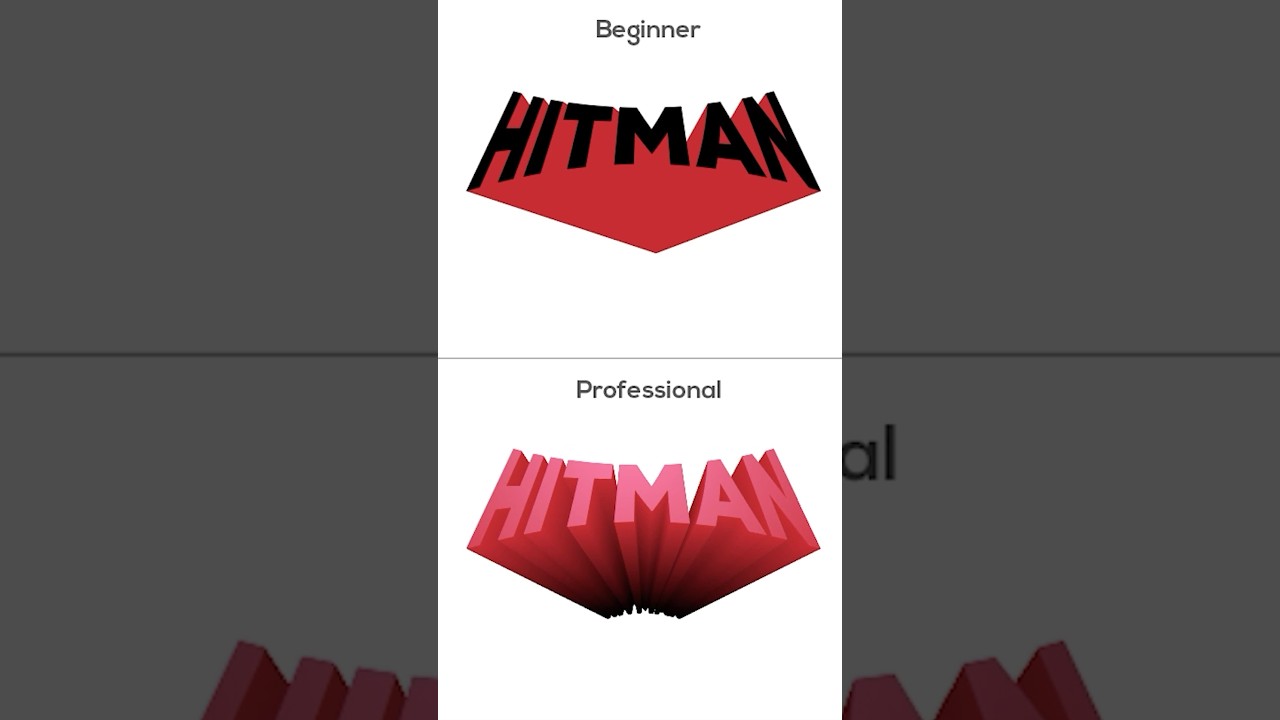 Beginner vs. Professional Graphic Designer #illustrator #shorts