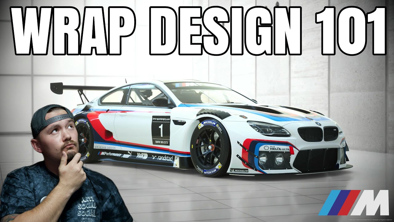 Real Life Wrap Design! BMW M6 GT3