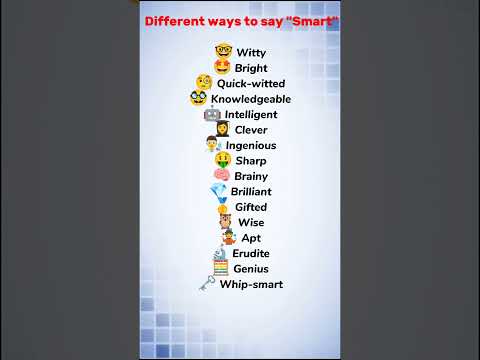 Did you know these synonyms of SMART #synonyms #englishvocabulary