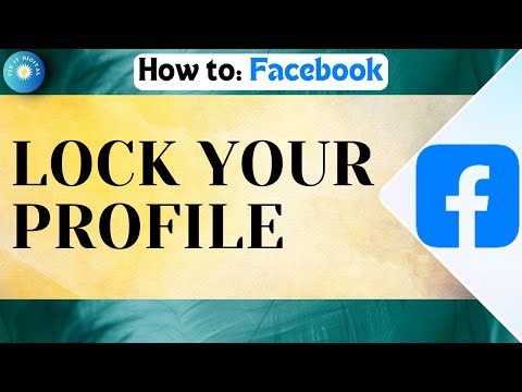 How To LOCK Your Facebook Profile (2025) Update