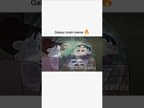 Galaxy brain meme 😂🔥 #shinchan #sigmaattitude #anime #edit #status #memes #viralshort #trending