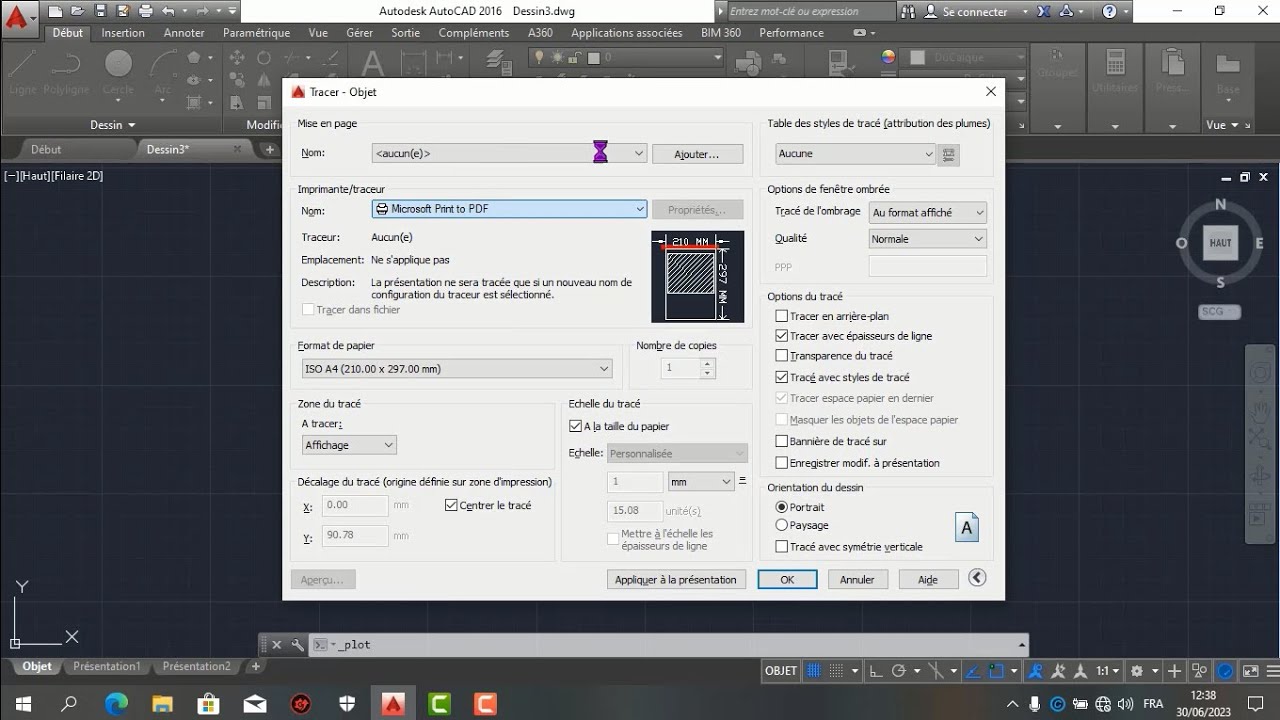 Comment transformer un dessin Autocad en Pdf en 30 secondes