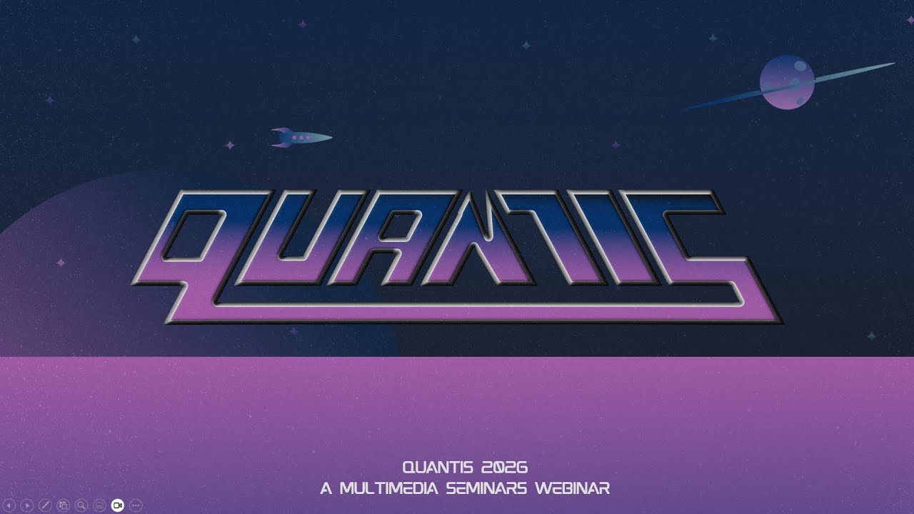 Quantis 2026 - Webinar Livestream