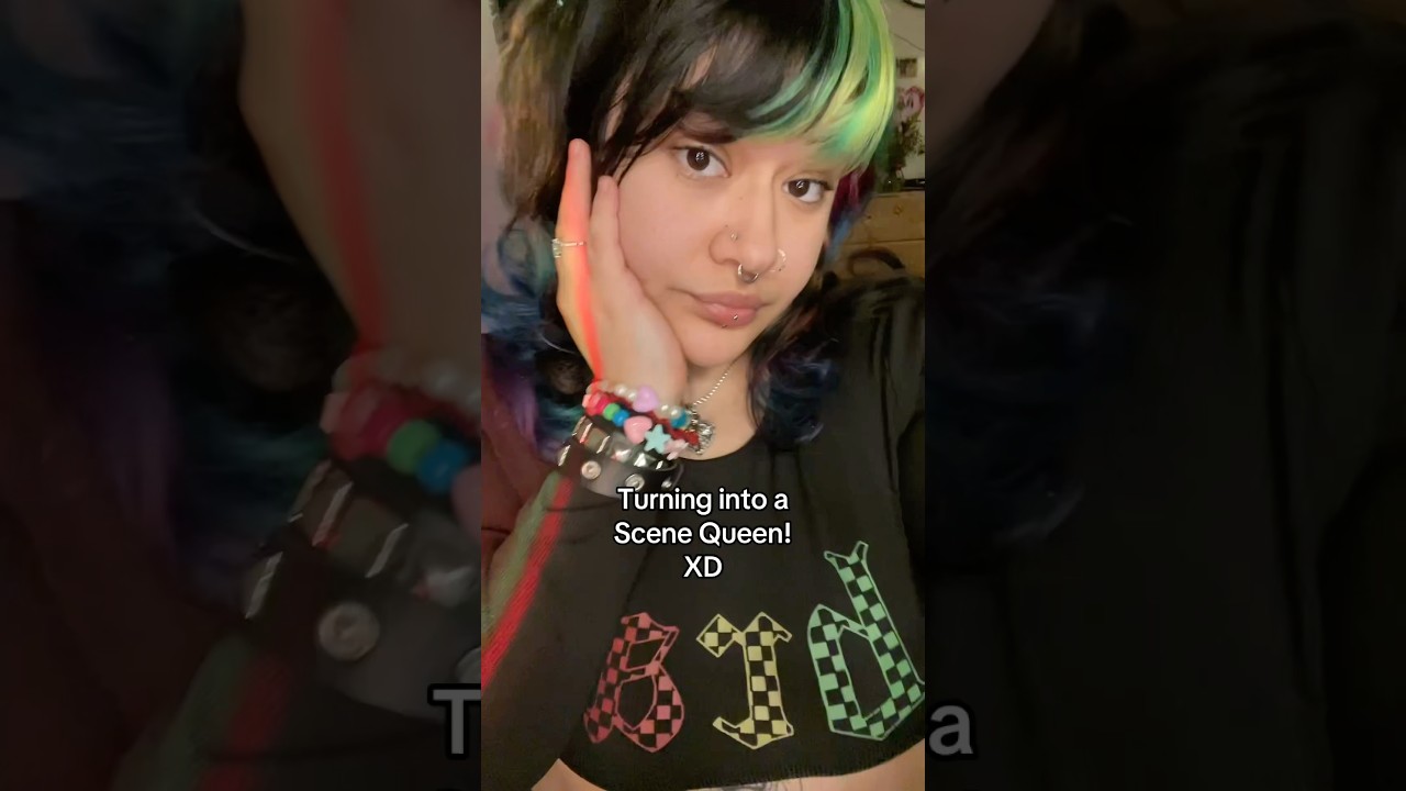 Scene Queen Makeup! XD #makeup #tutorial #scene #2000s #nostalgia