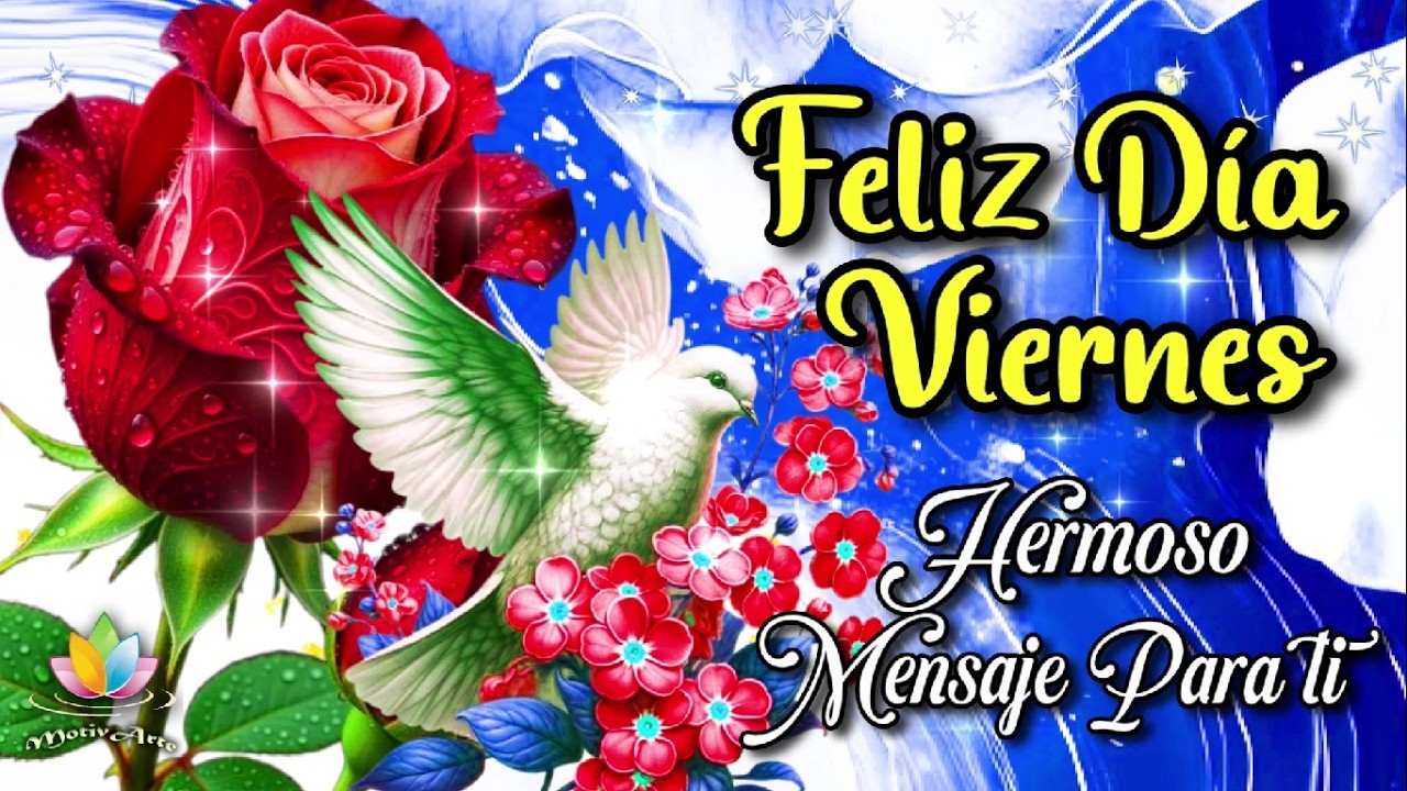 Happy Friday! 🌹 This lovely message is for you. Good morning! Blessings to you! ✨ Happy weekend!
