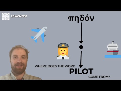 Etymology of PILOT: A FOOT in the cockpit