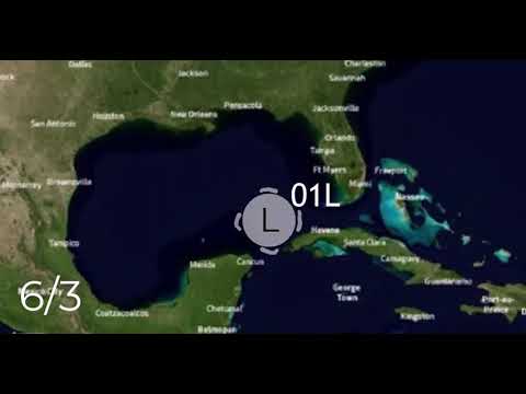 Track of Tropical Storm Alex (2022 North Atlantic)