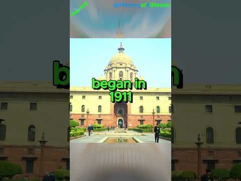 History at a Glance - 1911 - The construction of the Rashtrapati Bhavan #history #india