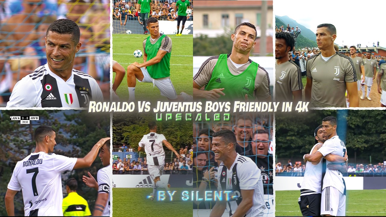 Ronaldo Vs Juventus Boys (12/8/2018) | Friendlies | In 4K Upscaled
