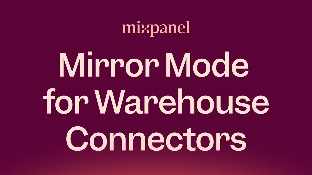 Data Warehouse Connectors: Mirror Mode Demo