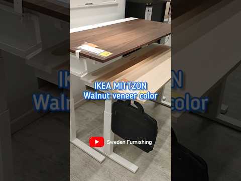 IKEA MITTZON walnut veneer color, new 2024