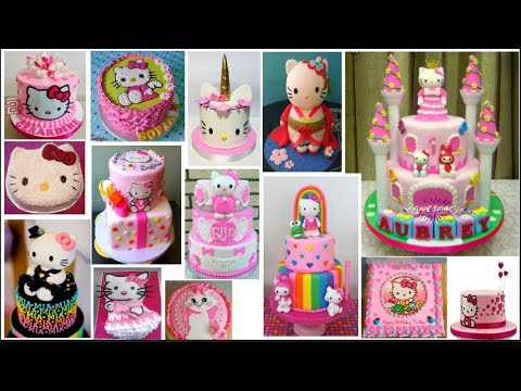 Hello Kitty Girls Birthday Cake Design, Decoration Ideas/Birthday cake images, photos,pictures
