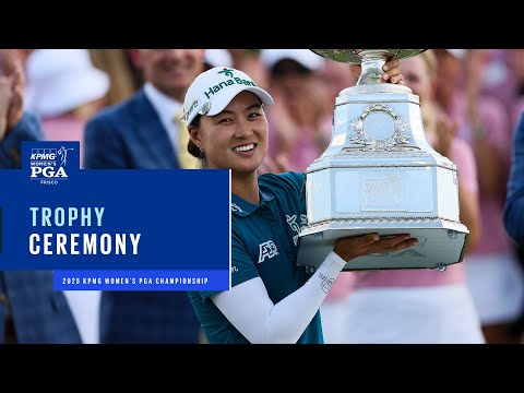 Minjee Lee | Trophy Ceremony | 2025 KPMG Women's PGA Championship