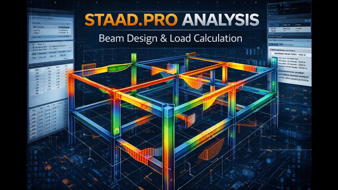 How Engineers Design Safe Structures with STAAD.Pro | Structural Analysis Explained