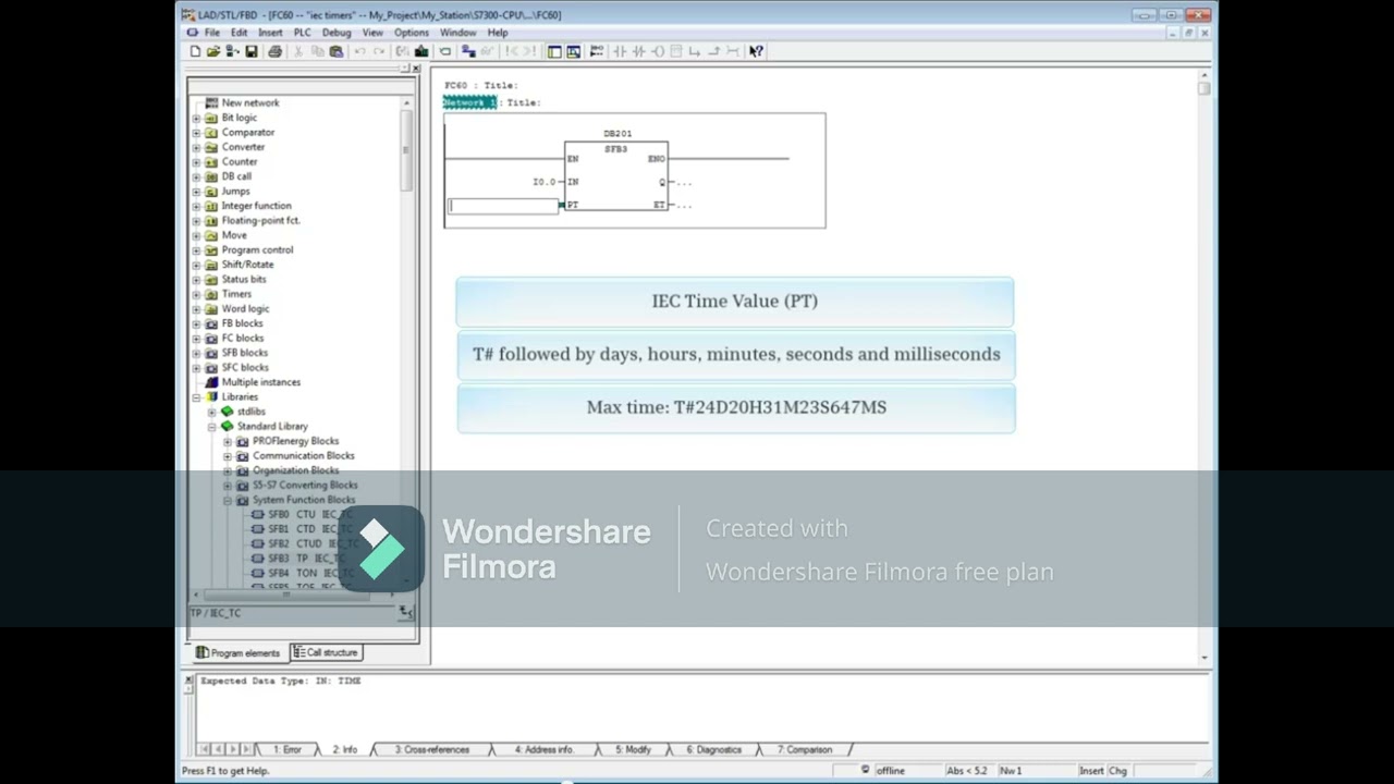 71: IEC Pulse Timer SFB3 || Step 7 || Simatic Manager Step 7 Tutorial