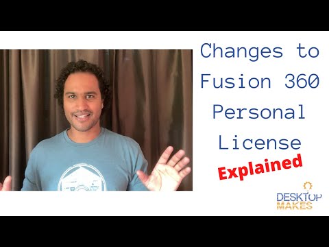 Changes to Fusion 360 Personal Use License Explained (Fall 2020)