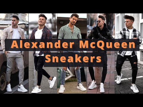 20 Ways To Style Alexander McQueen White Trainers For Men 2021 | Alexander McQueen Sneakers