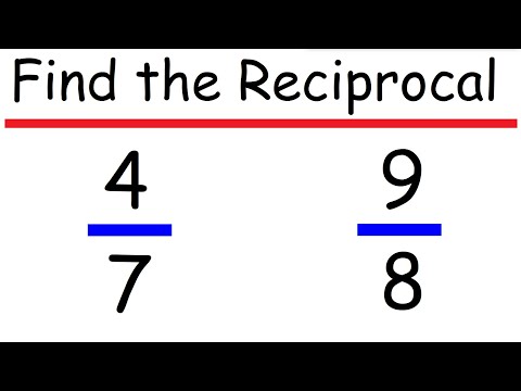How to Find the Reciprocal of a Fraction - Math