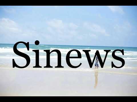How To Pronounce Sinews๐๐๐๐๐๐Pronunciation Of Sinews