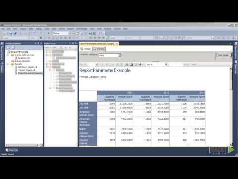 Learn Creating Reports with SSRS 2012 Tutorial Display Parameter Values | packtpub com - Mind Luster