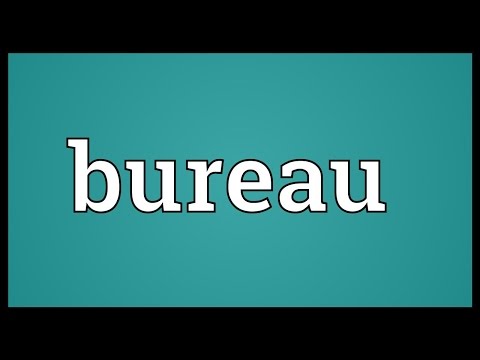 Bureau Meaning