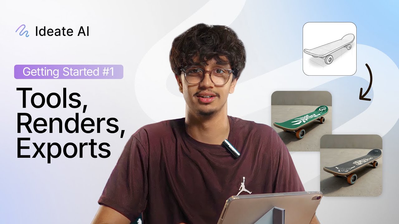 Getting Started with Ideate AI | Episode 1 | Sketch, Tools, Renders and Exports