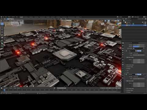 Using Displacement to create a Sci-Fi Scene in Blender (JSPlacement)