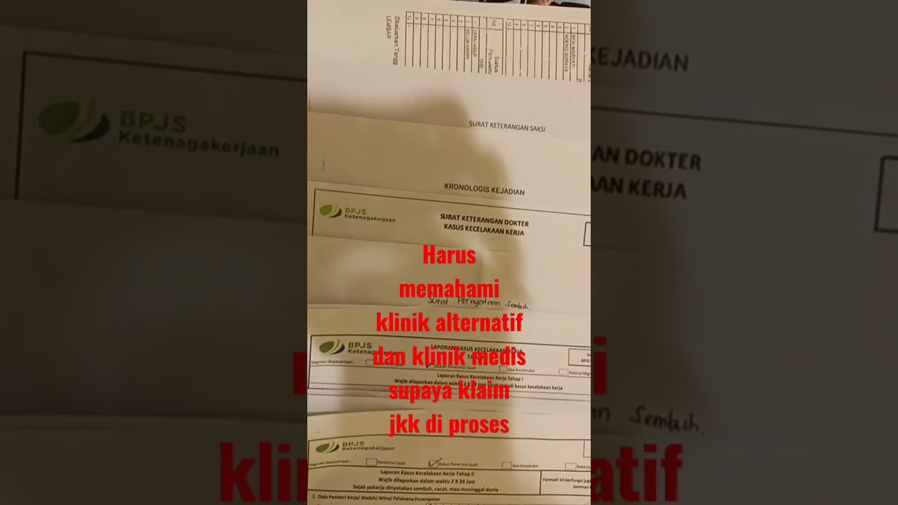 klaim jaminan kecelakaan kerja ( BPU)