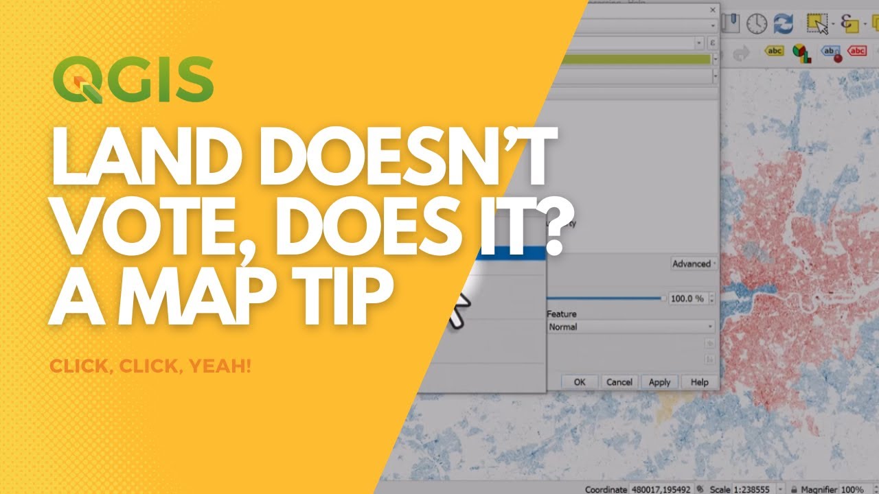 Show only where people live with an overlay blend in QGIS