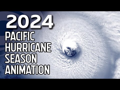 2024 Pacific Hurricane Season Animation