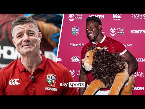 Brian O'Driscoll reacts to the British and Irish Lions squad announcement 🦁