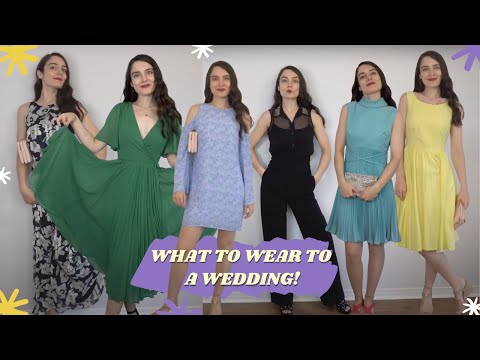What to wear to a wedding as a guest | Wedding guest outfits!