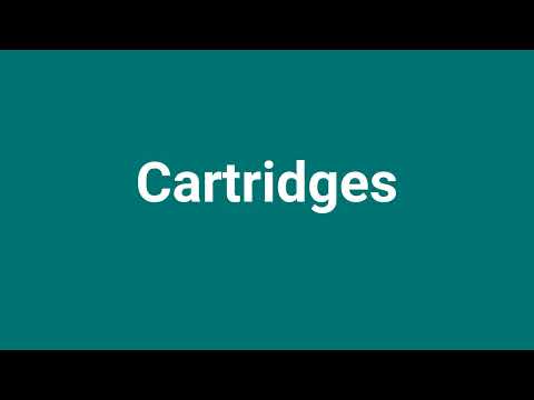'Cartridges' Meaning and Pronunciation