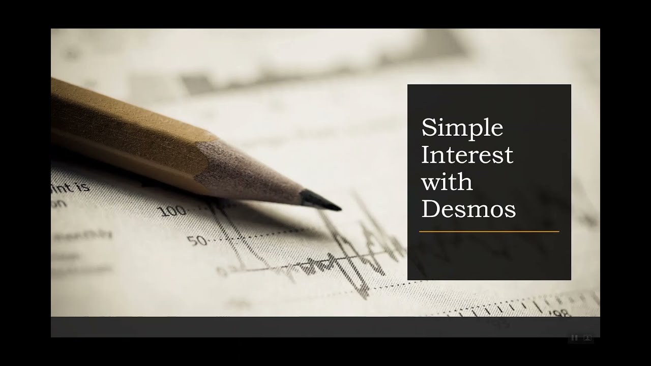 Simple Interest with Desmos