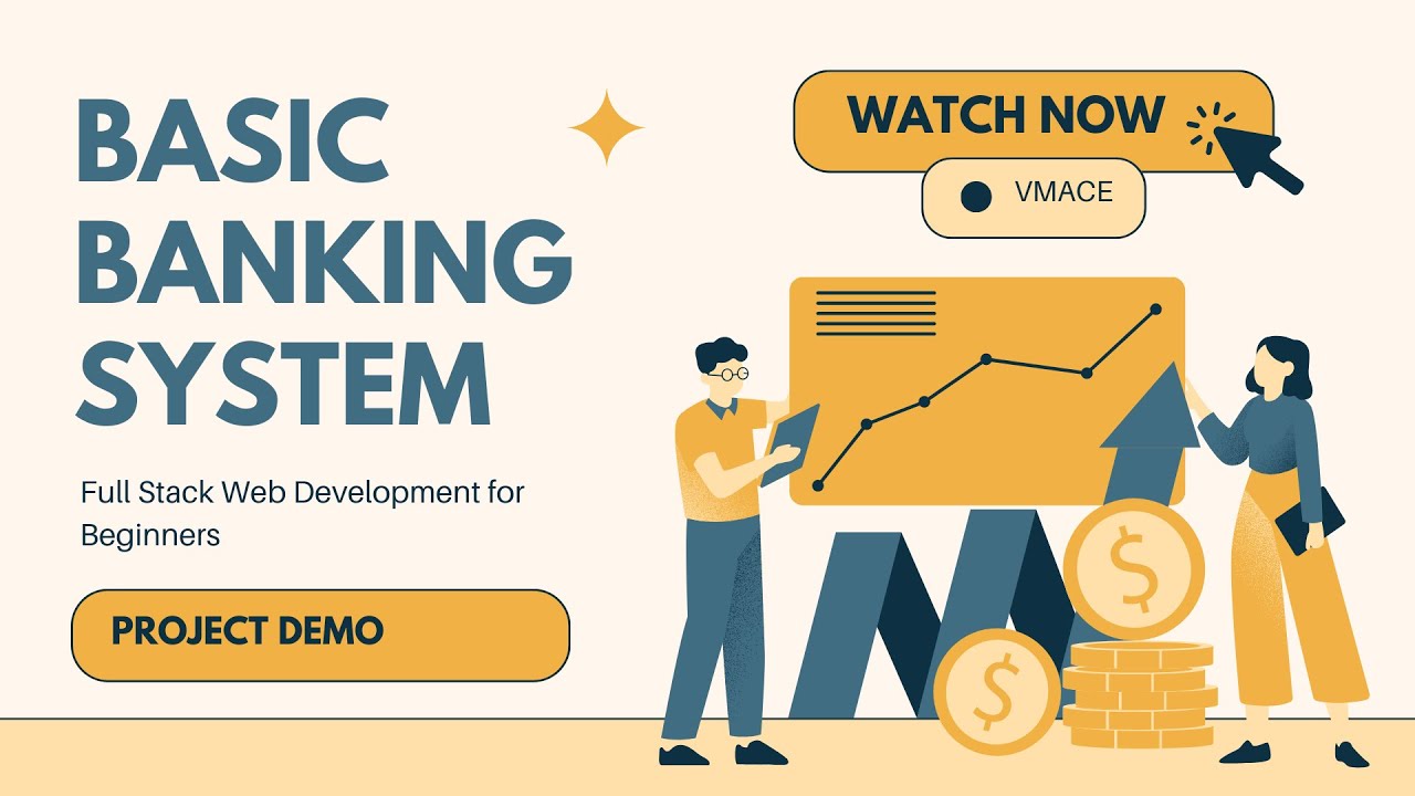 How to Create a Basic Banking System Project | Full Stack Website Development