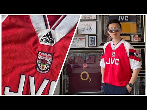 Unboxing Matchworn Arsenal 1992-1994 Home Kit Worn when Arsenal Won the European, FA & League Cups