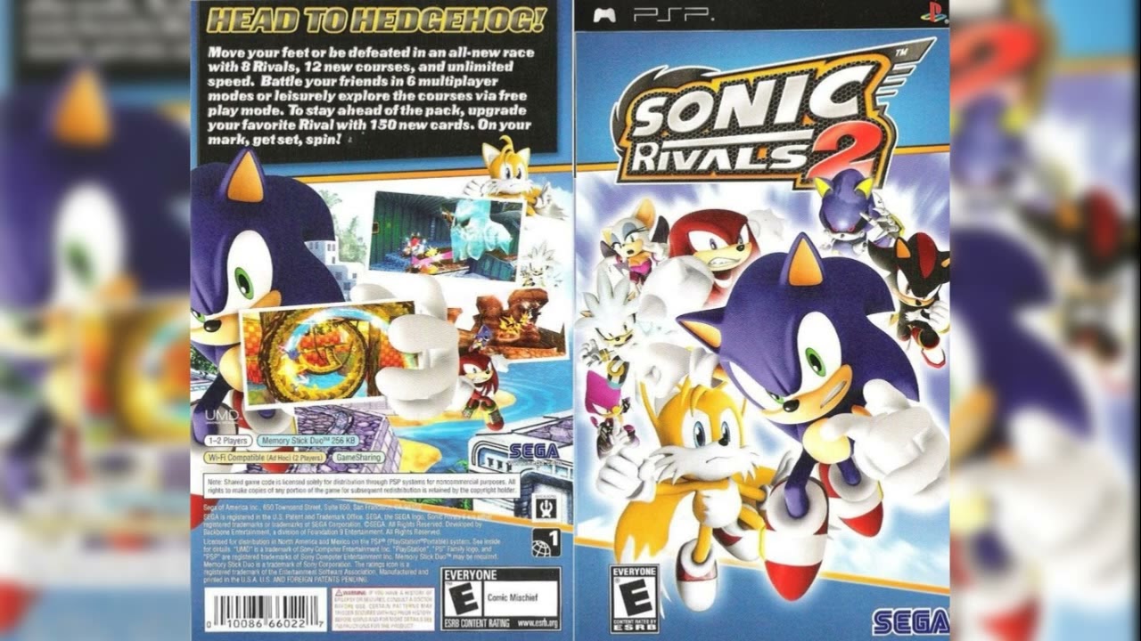 Sonic Rivals 2 (PSP): 04 - Race to Win [Blue Coast Zone Act 1] / 05 - Win / 06 - Lose