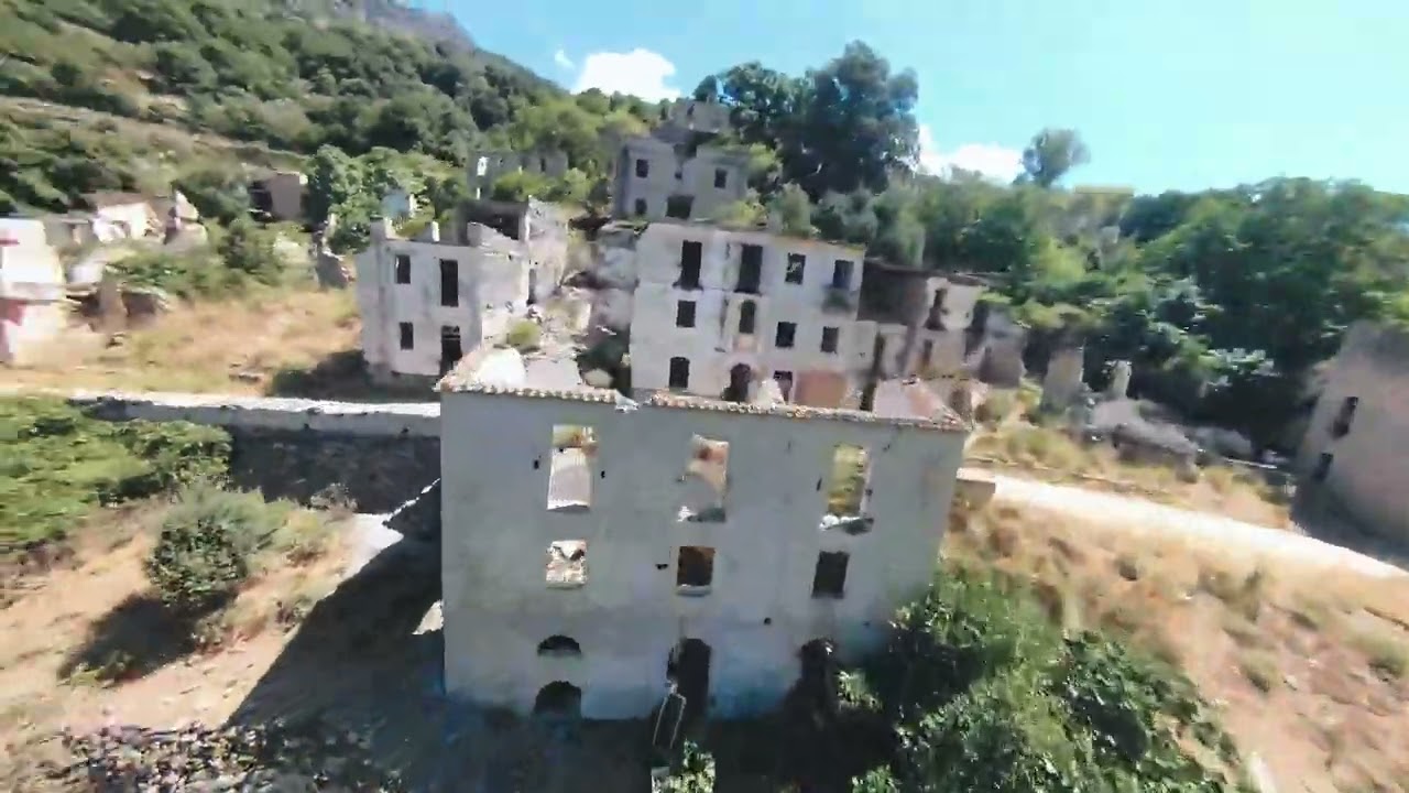 Exploring Gairo Vecchio: An FPV Drone Odyssey through Sardinia's Abandoned Ghost Town