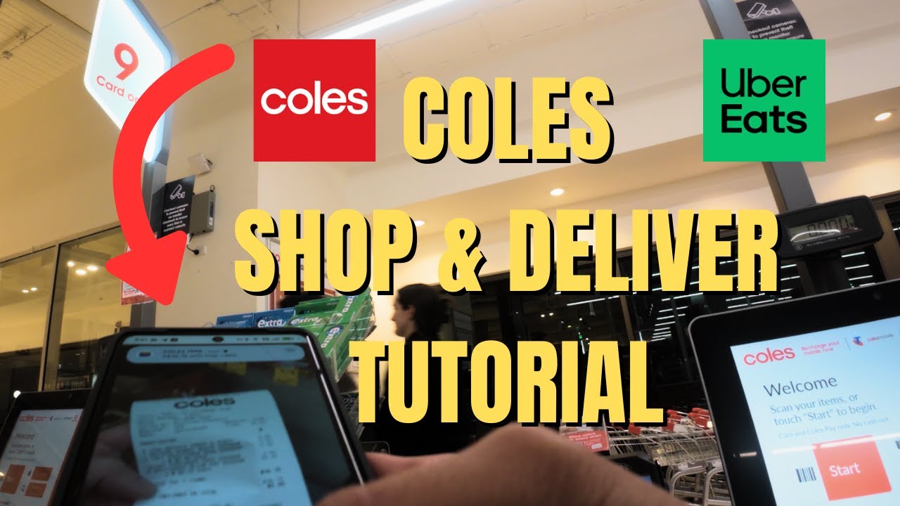 UberEats Coles Shop & Deliver Tutorial — Here’s EXACTLY How It Works!