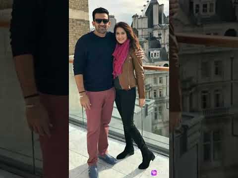 zaheer khan and wife sagarika ghatge #cricket #shorts #shortviral