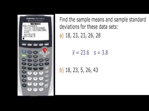 Using the TI-83/84 to find mean, standard deviation, and 5-number summary