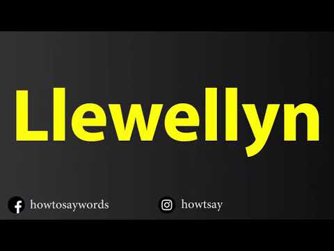 How To Pronounce Llewellyn