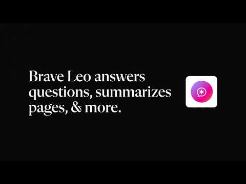 Brave Leo: The Smart AI Assistant Right In Your Browser