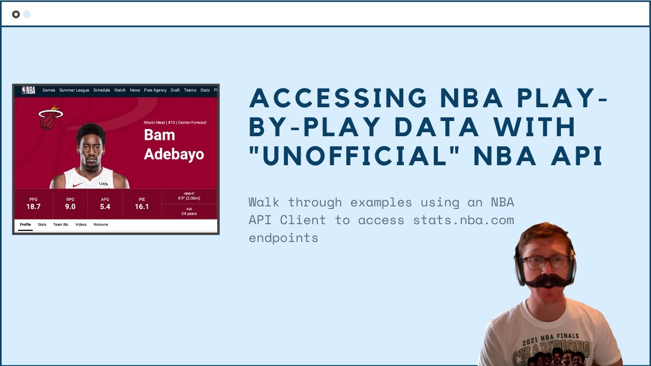 How to Access NBA Stats Play-by-Play Data with the 